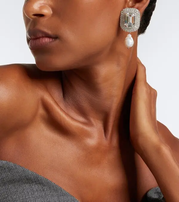 Magda Butrym Embellished Drop Earrings