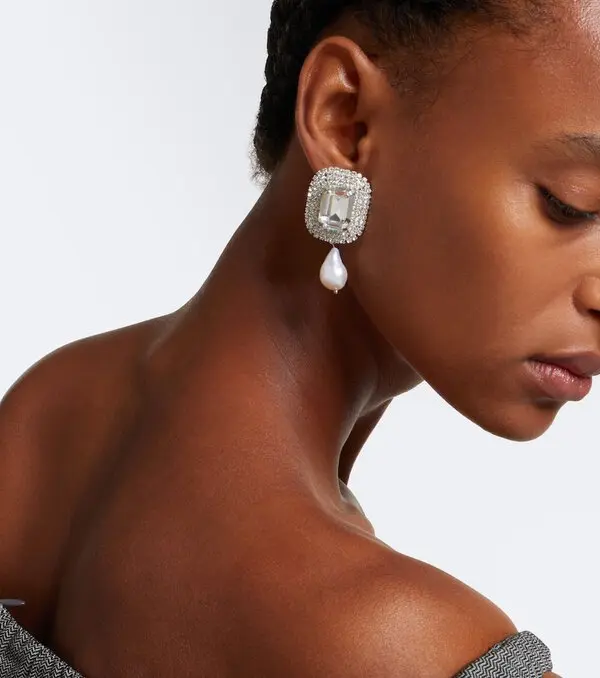 Magda Butrym Embellished Drop Earrings