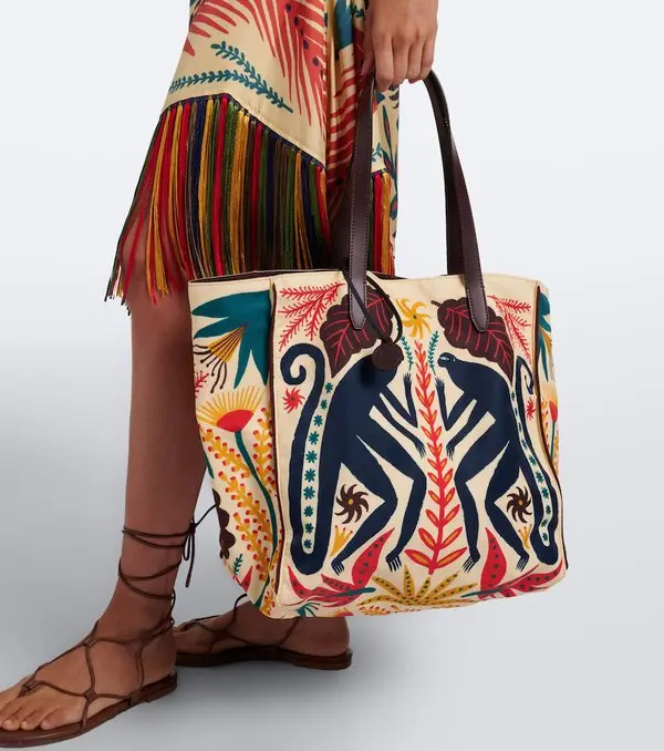 Etro Tabby Large Printed Tote Bag