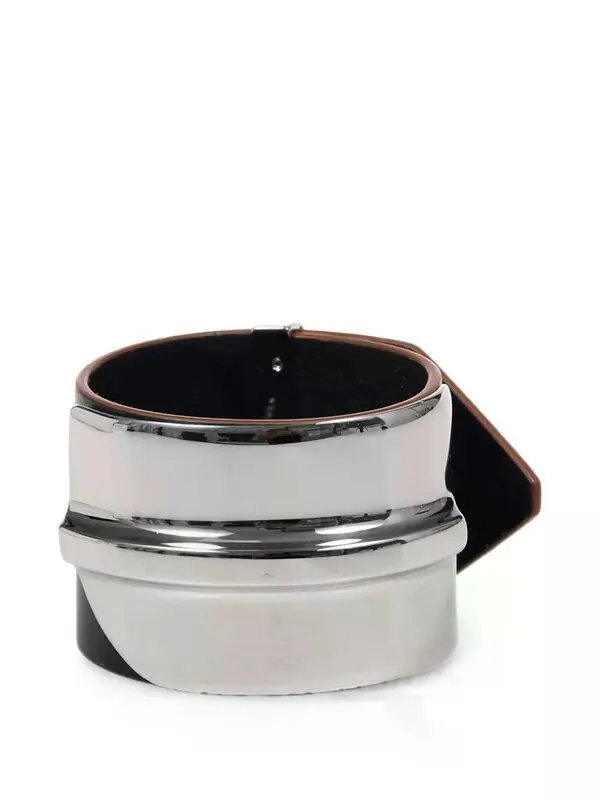 Max Mara Tavola Stud-detail Leather Bracelet