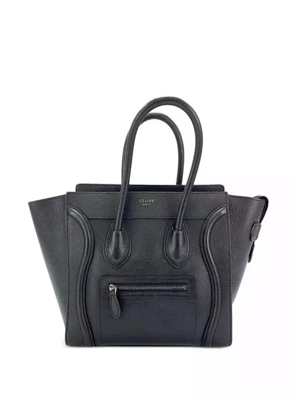 Celine 2010-2025 Luggage Tote Bag - Black
