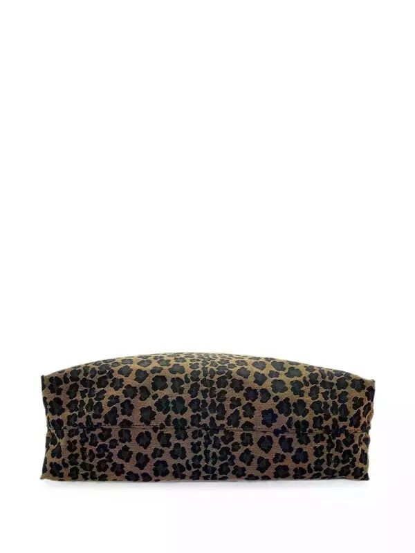 Fendi Leopard-print Canvas Tote Bag