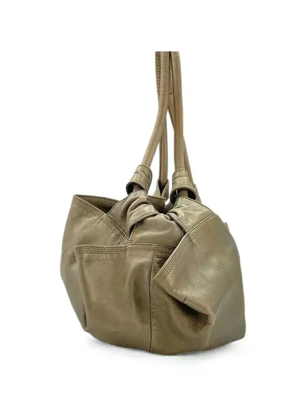 Loewe 2000s Anagram Shoulder Bag - Neutrals
