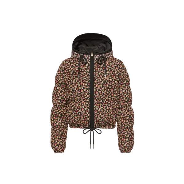 Moncler Becfigue Hooded Down Jacket - Black