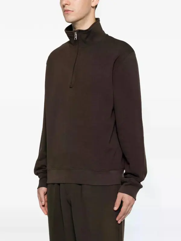 Sandro Quarter-zip Funnel-neck Sweatshirt