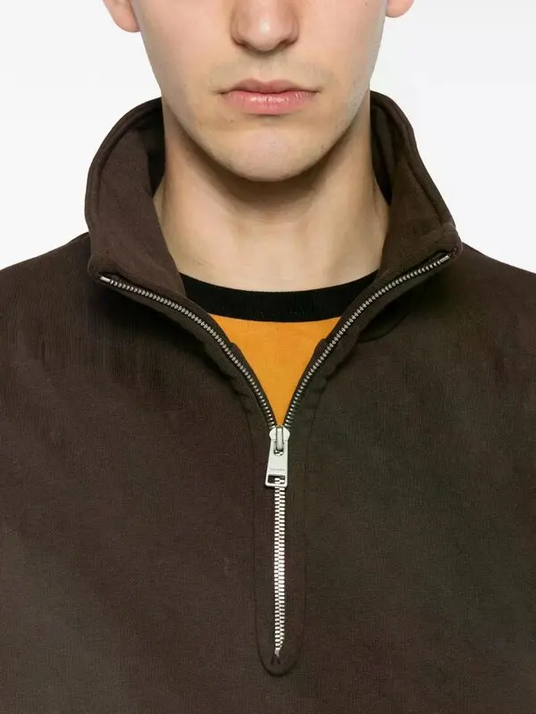 Sandro Quarter-zip Funnel-neck Sweatshirt