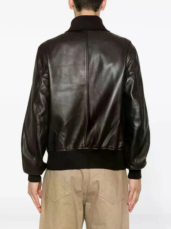 Sandro Ribbed-trim Trucker-collar Jacket