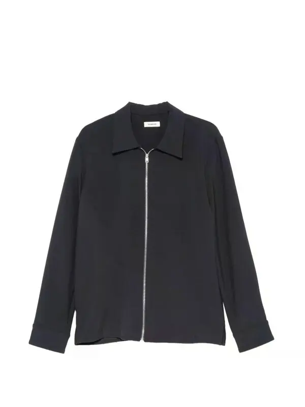 Sandro Joker Zip-front Overshirt - Blue