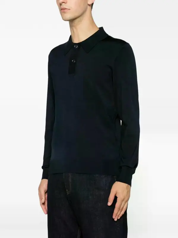 Sandro Long-sleeve Polo Shirt