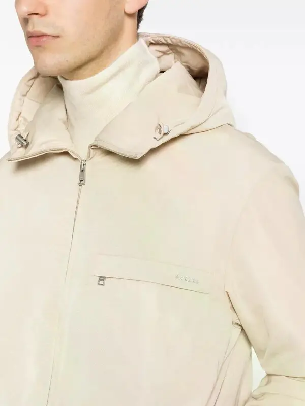 Sandro Logo-detail Zip-up Jacket