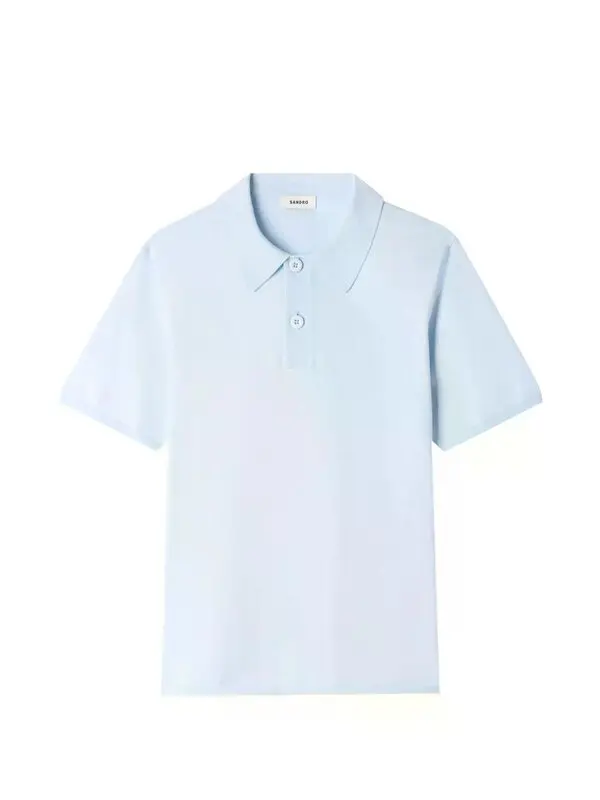 Sandro Short-sleeve Polo Shirt - Blue
