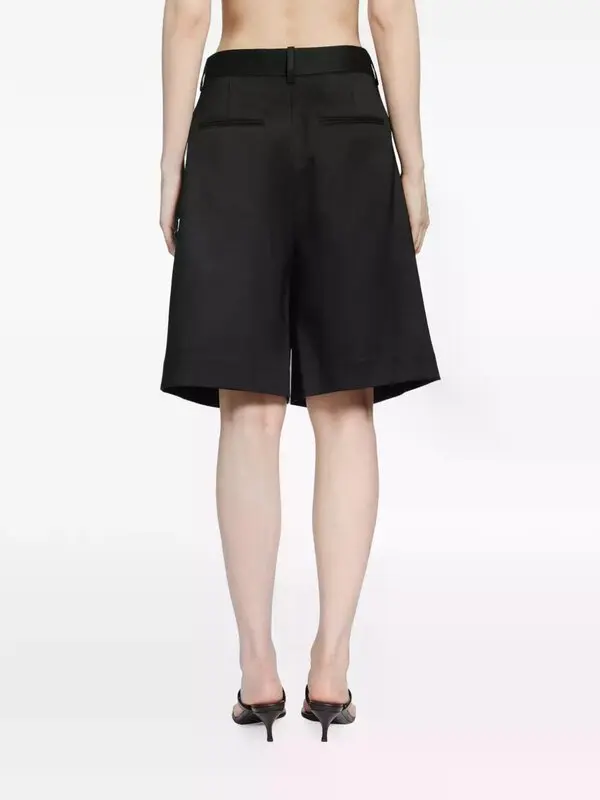 Khaite Auggie Pleated Shorts