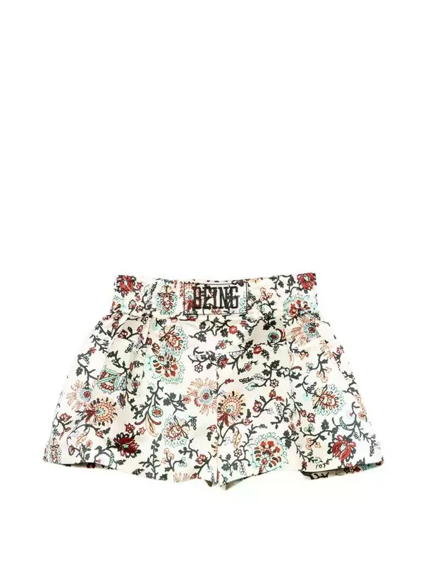 Sacai Floral Short - Neutrals