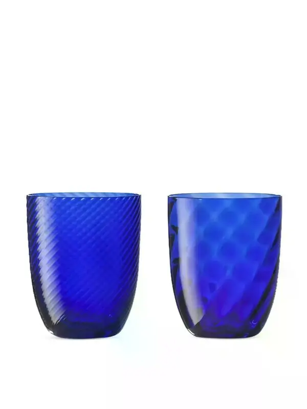 NASONMORETTI Idra Textured Glasses - Blue
