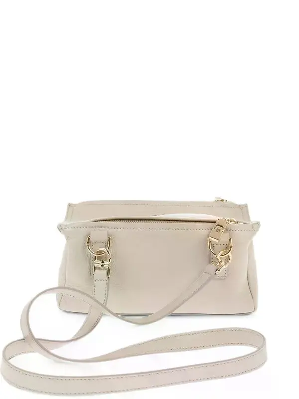 Givenchy Pandora Hammered Leather Cross Body Bag - Neutrals