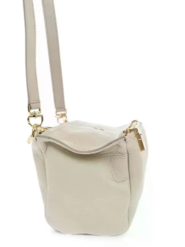 Givenchy Pandora Hammered Leather Cross Body Bag - Neutrals
