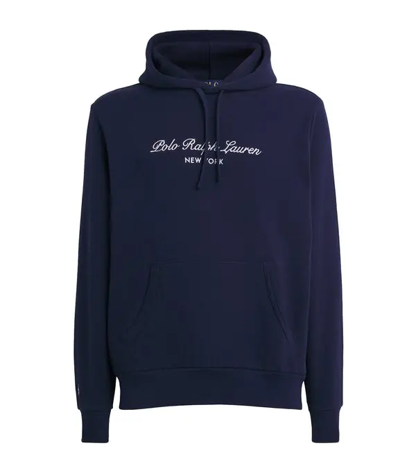 Polo Ralph Lauren Embroidered Logo Hoodie - Navy