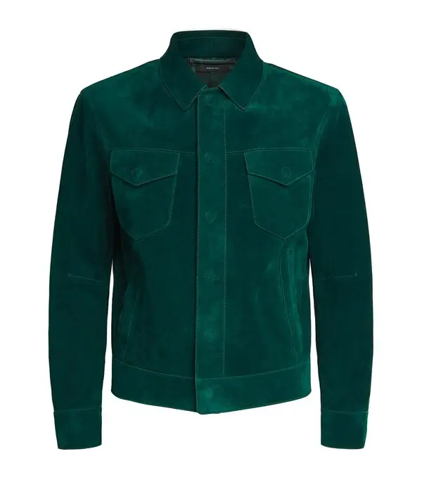 TOM FORD Suede Jacket - Green