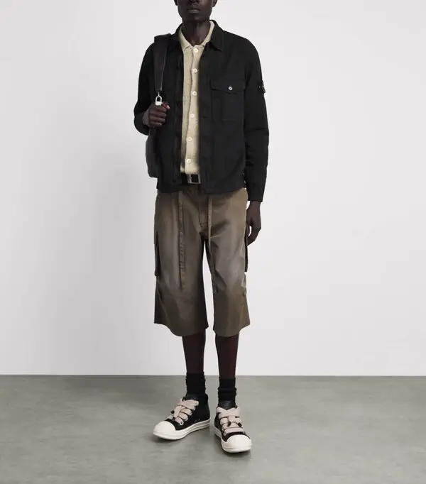Stone Island Stretch-cotton Compass Overshirt