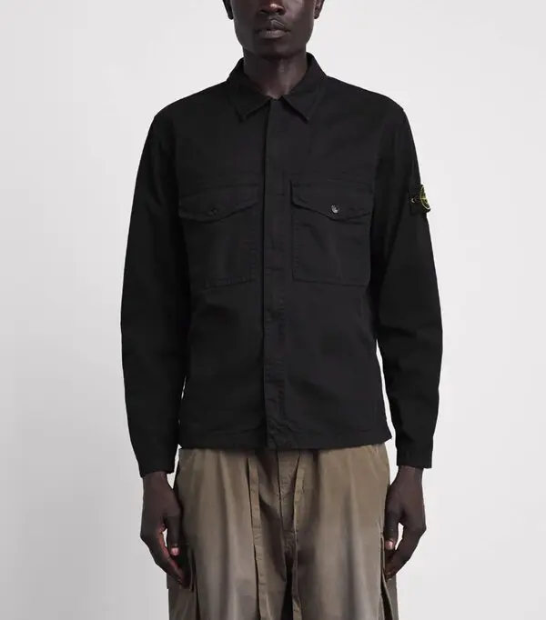 Stone Island Stretch-cotton Compass Overshirt