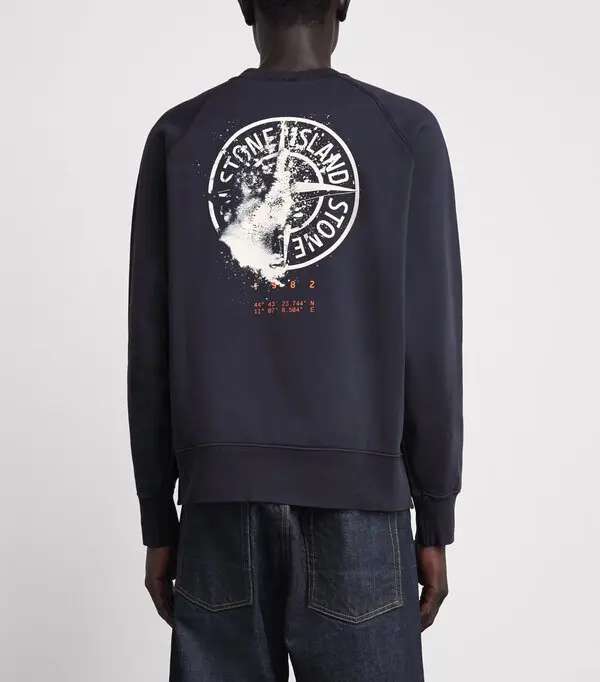 Stone Island Oversized Desert Print Sweatshirt