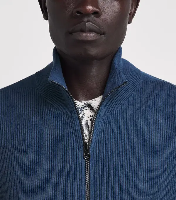 Stone Island Cotton Zip-up Cardigan