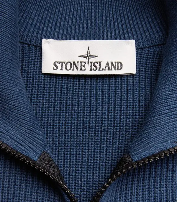 Stone Island Cotton Zip-up Cardigan