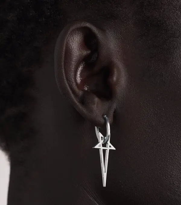 Rick Owens Pentagram Single Earring