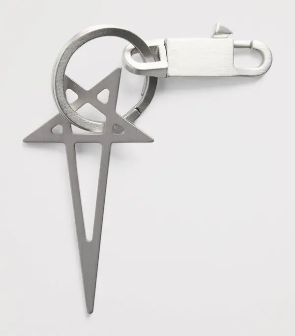 Rick Owens Pentagram Keyring