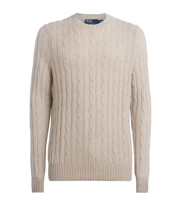 Polo Ralph Lauren Cashmere Cable-knit Sweater - Brown