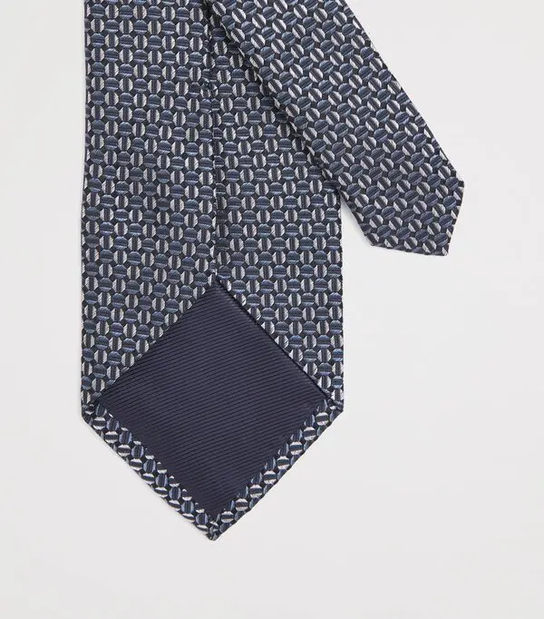Pal Zileri Silk Geometric Jacquard Tie