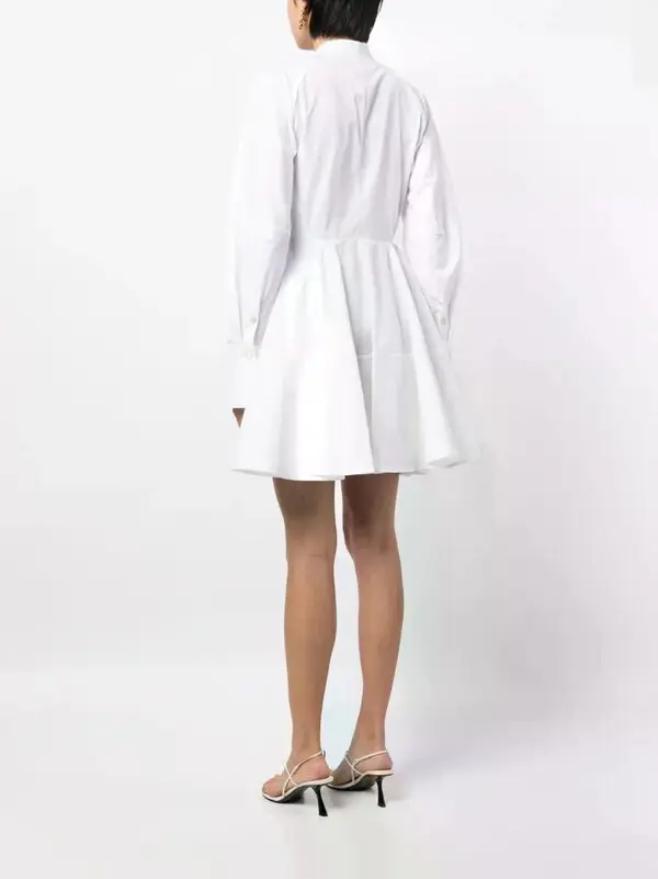 Palmer//harding Connected Cotton Flared Dress