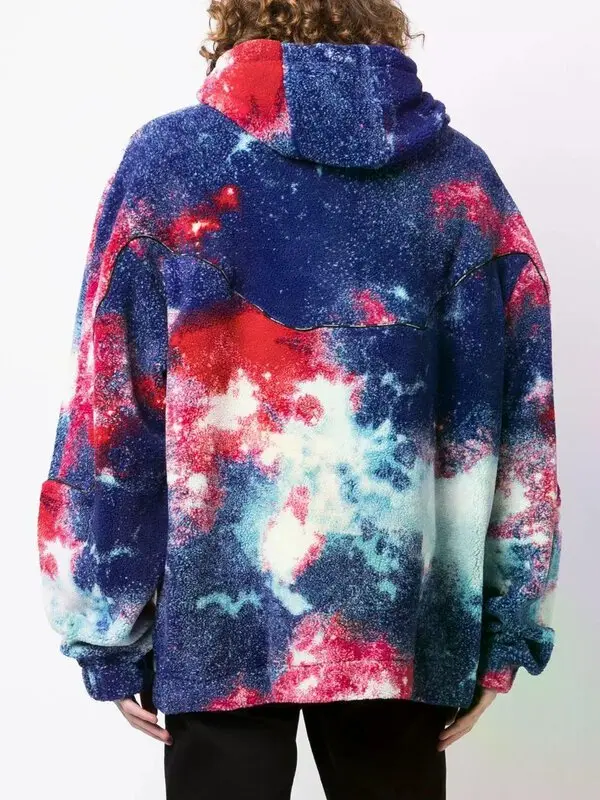 Versace Tie Dye-pattern Pullover Hoodie