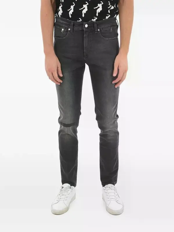 Neil Barrett Skinny Fit Faded Jeans