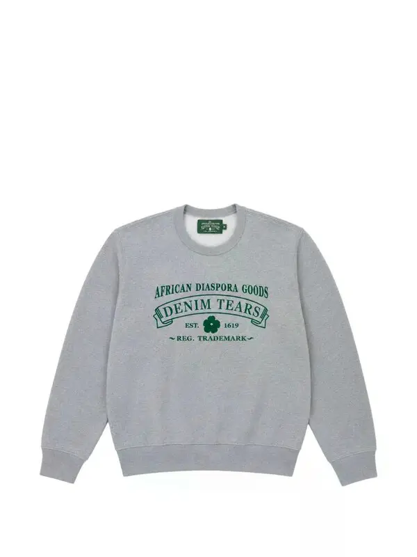 DENIM TEARS Logo-print Crew-neck Sweatshirt