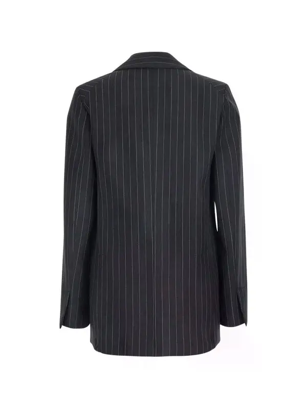 SEMICOUTURE Pinstripe-pattern Single-breasted Jacket