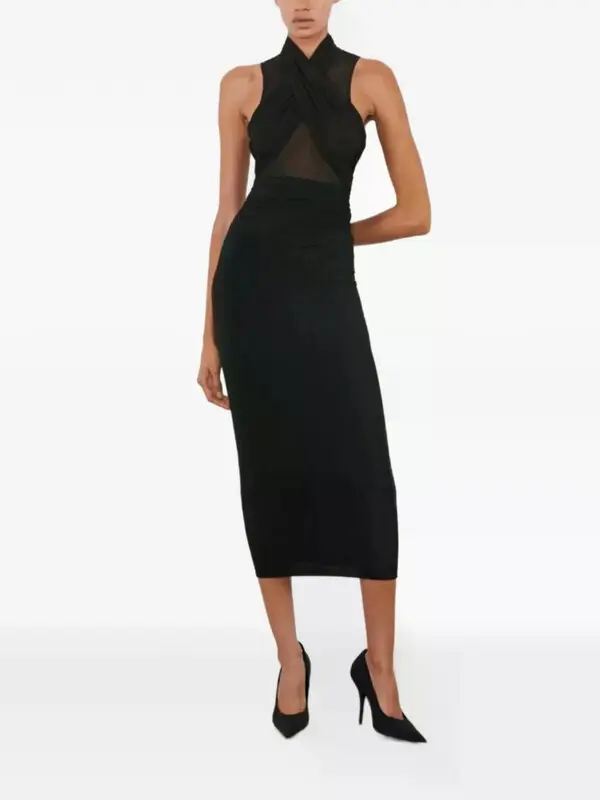 Wardrobe.NYC Ruched Midi Skirt
