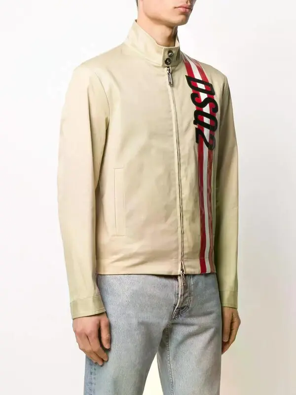 Dsquared2 Full-zipped Logo Jacket
