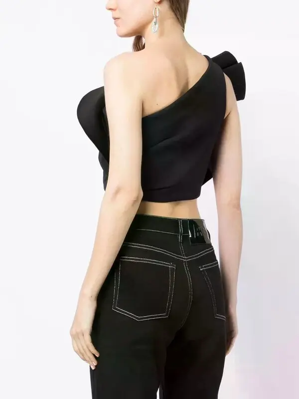 Rachel Gilbert Aurora Gathered Crop Top