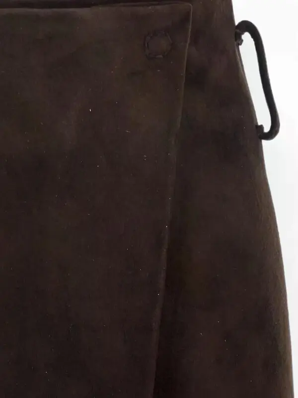 SEMICOUTURE Wrap-style Belt-loop Skirt