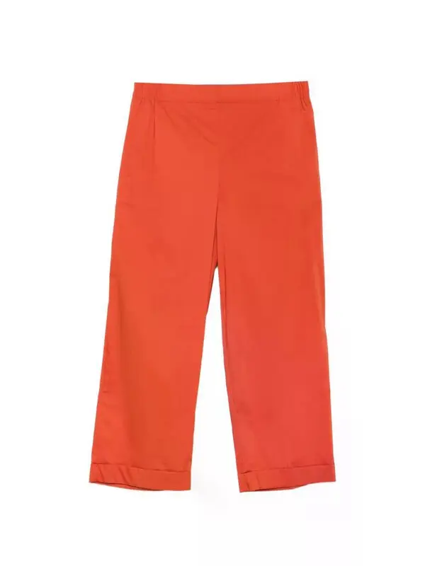 Liviana Conti Elasticated-waistband Trousers - Orange