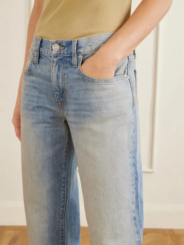 SLVRLAKE Ellie Low-rise Straight-leg Jeans - Blue