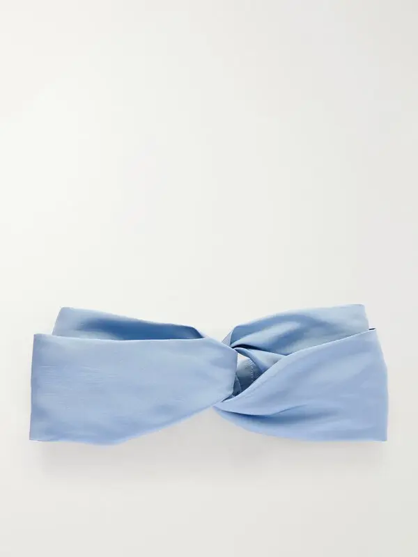 JENNIFER BEHR Novarella Silk-faille Headpiece - Blue