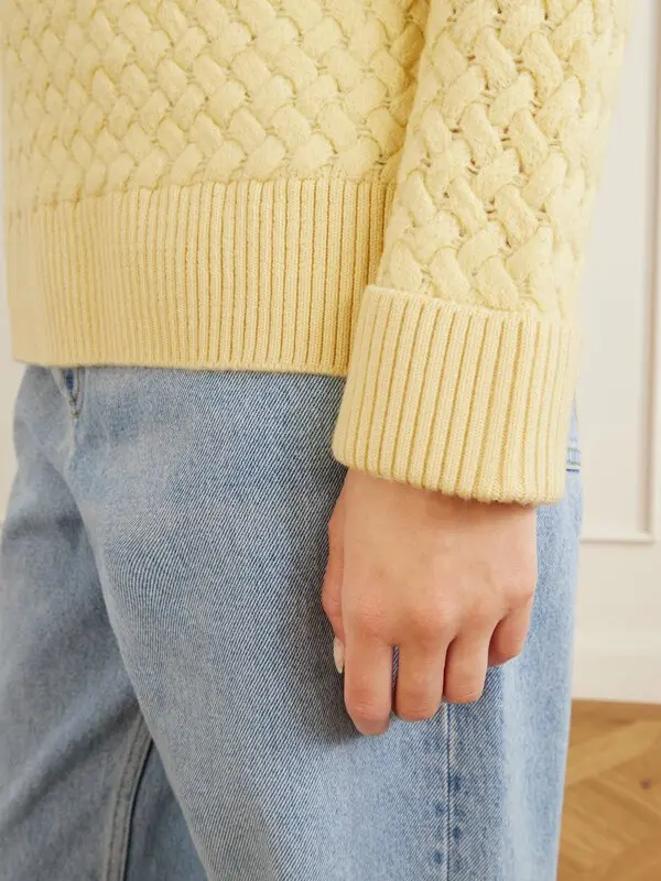 Bottega Veneta Intrecciato Wool-blend Sweater