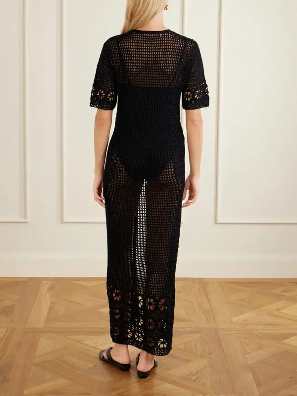 TERRY PUESTO Poolside Crocheted Organic-cotton Coverup