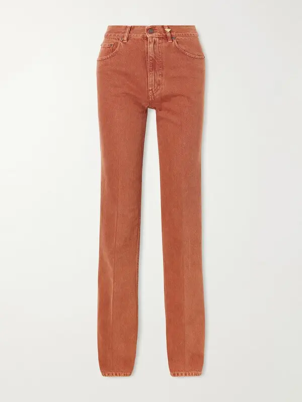 Chloé High-rise Straight-leg Jeans - Brown