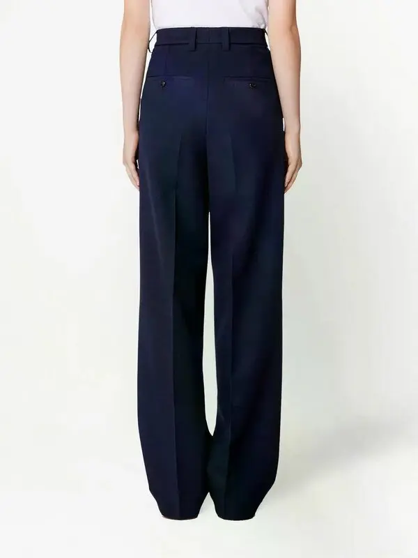 AMI Paris High Waist Wool Trousers