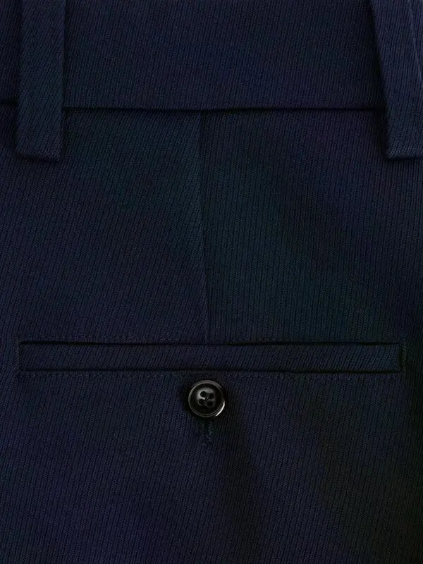 AMI Paris High Waist Wool Trousers