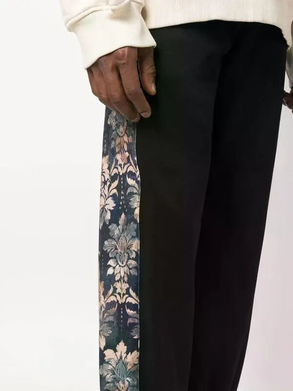 Versace Floral-stripe Track Pants