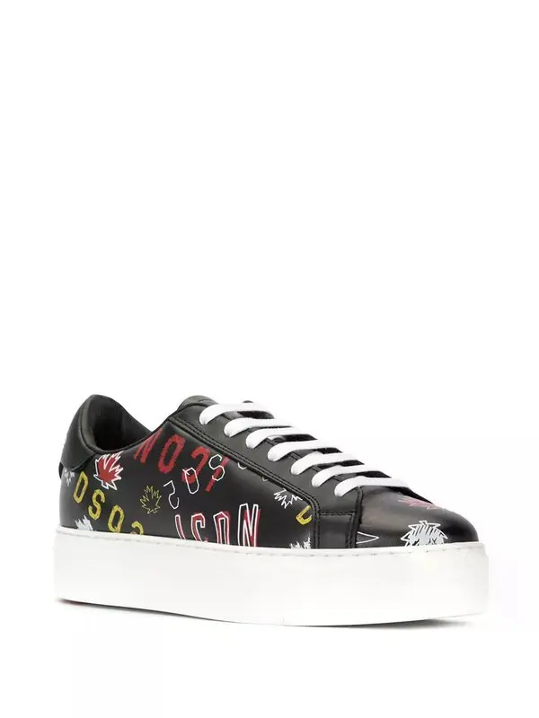 Dsquared2 Icon Print Sneakers